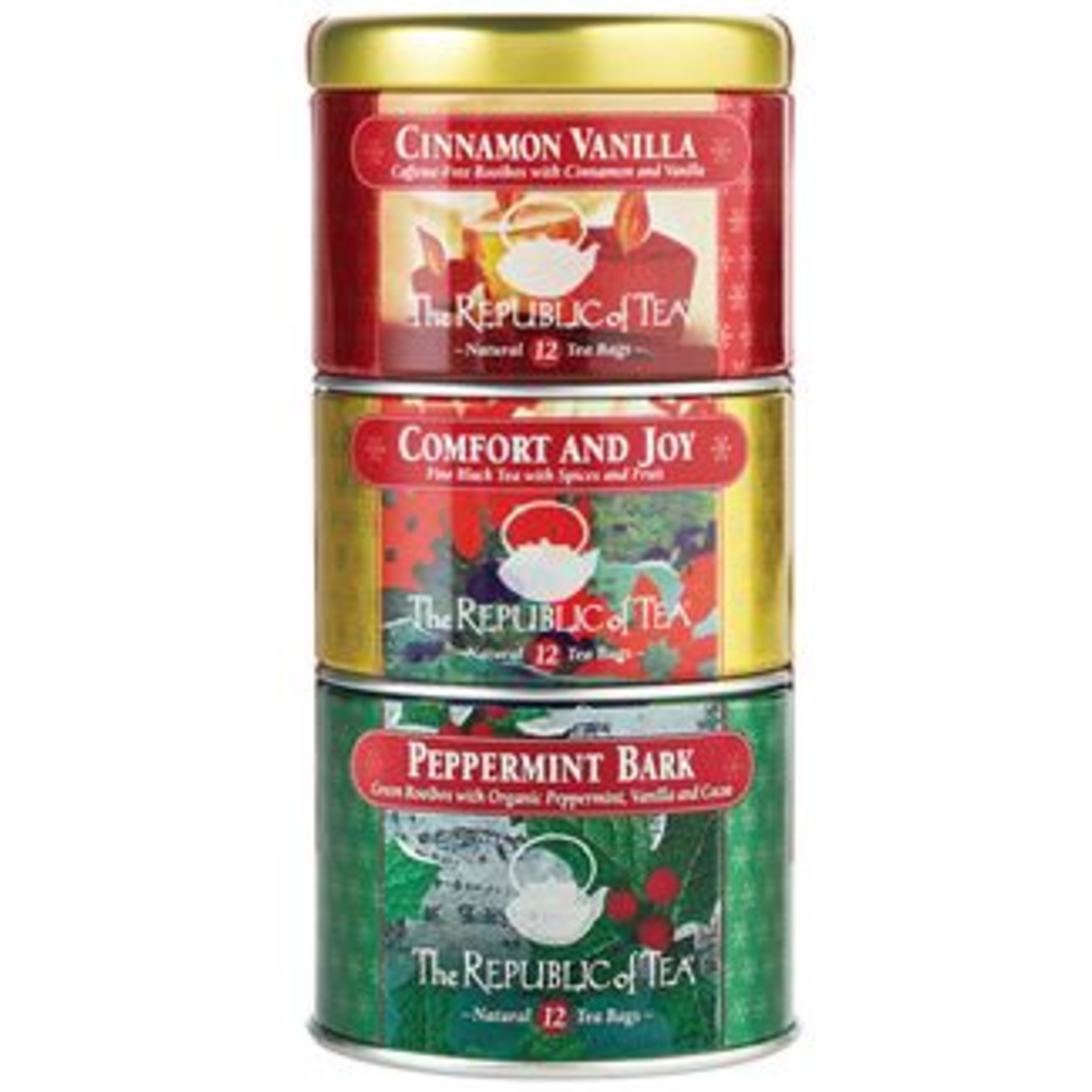 Holiday Stackable tins, 36 Bag Tin - Duluth Kitchen Co
