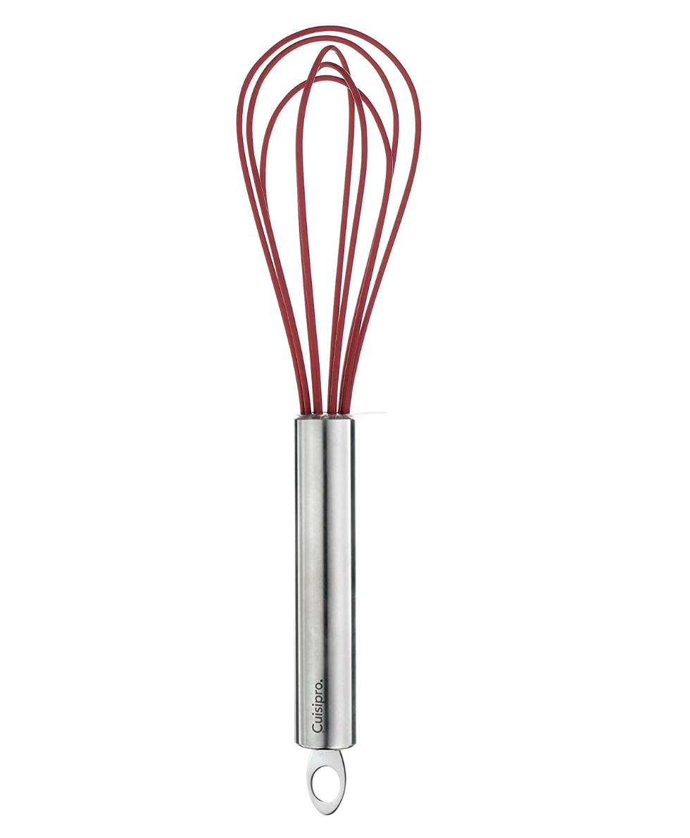 Cuisipro Silicone Egg Whisk, 10" red - Duluth Kitchen Co