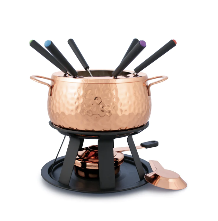 Swissmar Hammered Copper Fondue Set - Duluth Kitchen Co