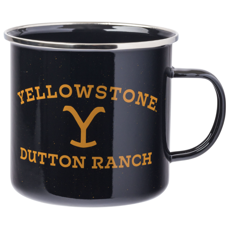 Silver Buffalo Enamel Mug - Yellowstone Dutton Ranch | Silver Buffalo ...