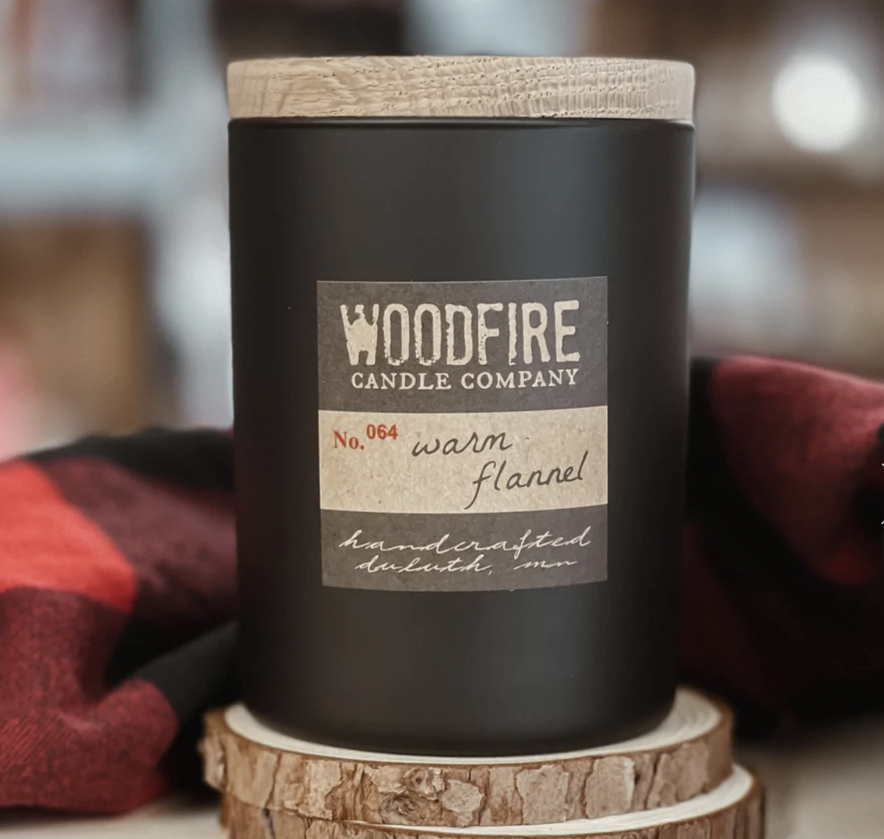 Woodfire Candle, Matte Black - Duluth Kitchen Co