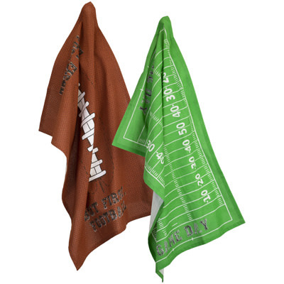 Tea Towel S/2 - Football Fever - Duluth Kitchen Co