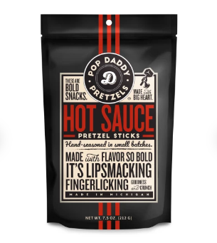 Pop Daddy Snacks Hot Sauce Pretzels 7.5oz | Pop Daddy Snacks - Duluth ...