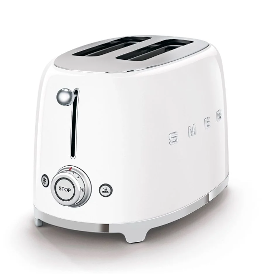 Smeg SMEG 2 Slice Toaster - White - Duluth Kitchen Co