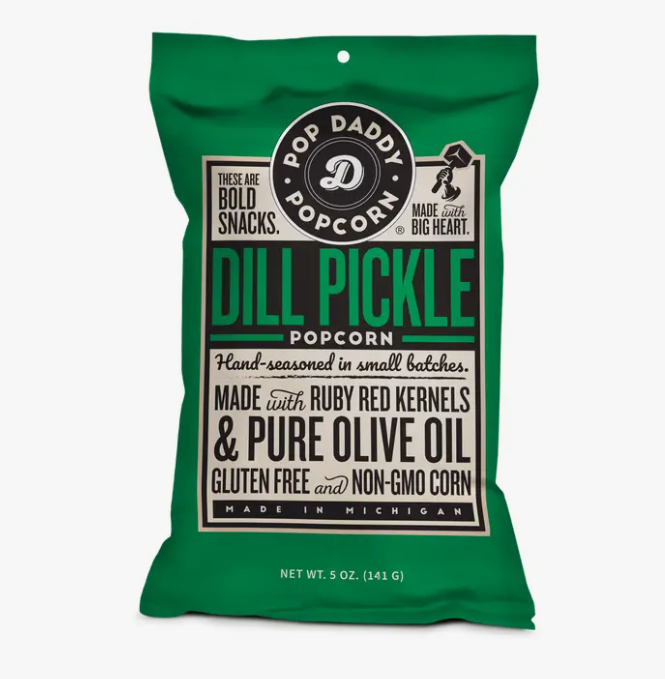 Pop Daddy Snacks Dill Pickle Popcorn 6.4oz | Pop Daddy Snacks - Duluth ...