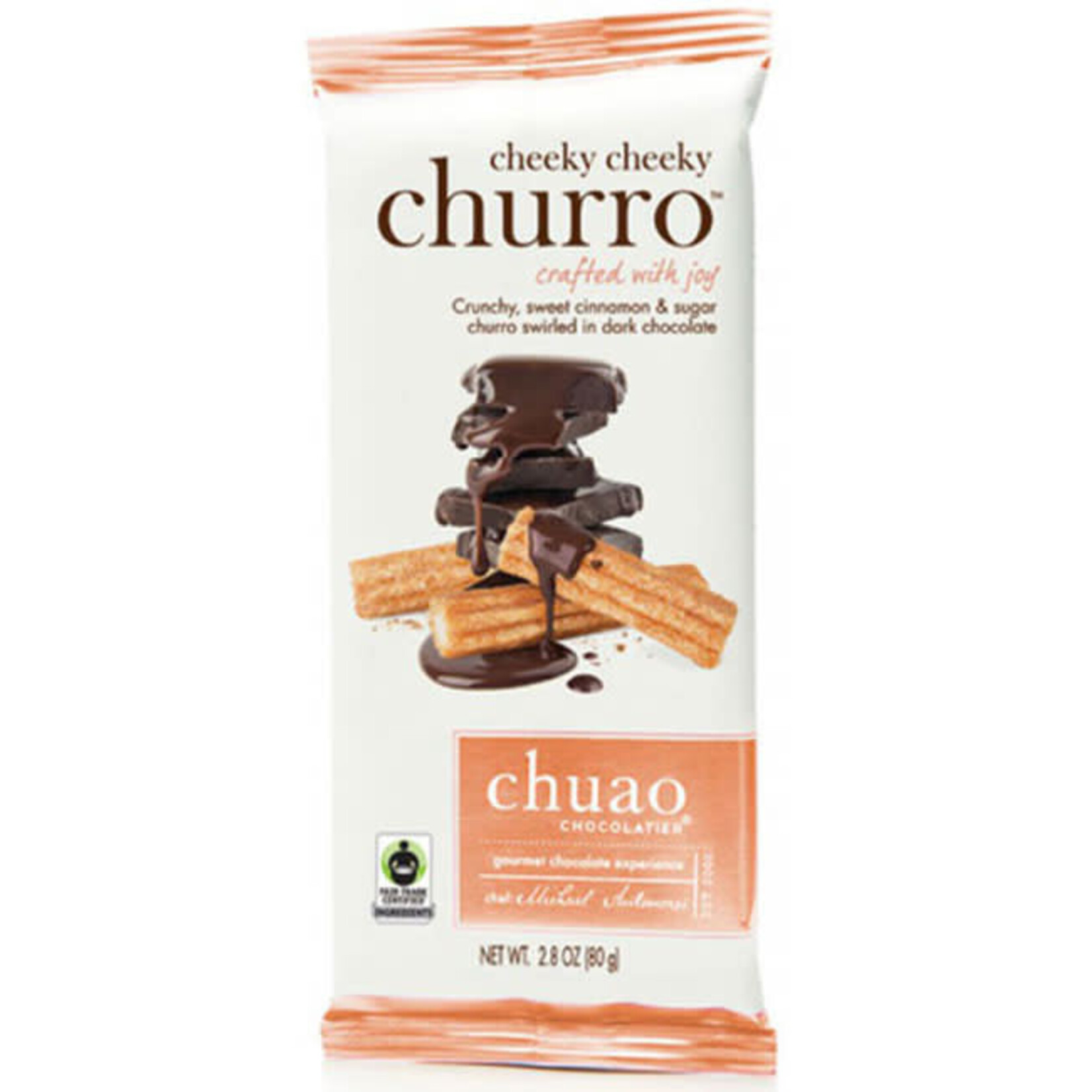 Chuao CHUAO CHOCOLATE BAR CHEEKY CHURRO W/ CINNAMON & SUGAR - DARK ...