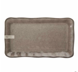 Tag Platter Melamine - Veranda Warm Gray - Duluth Kitchen Co