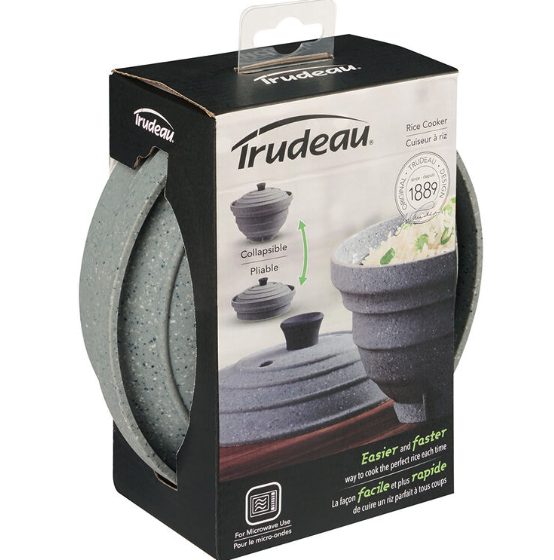Trudeau COLLAPSIBLE RICE COOKER GRANITE - Duluth Kitchen Co