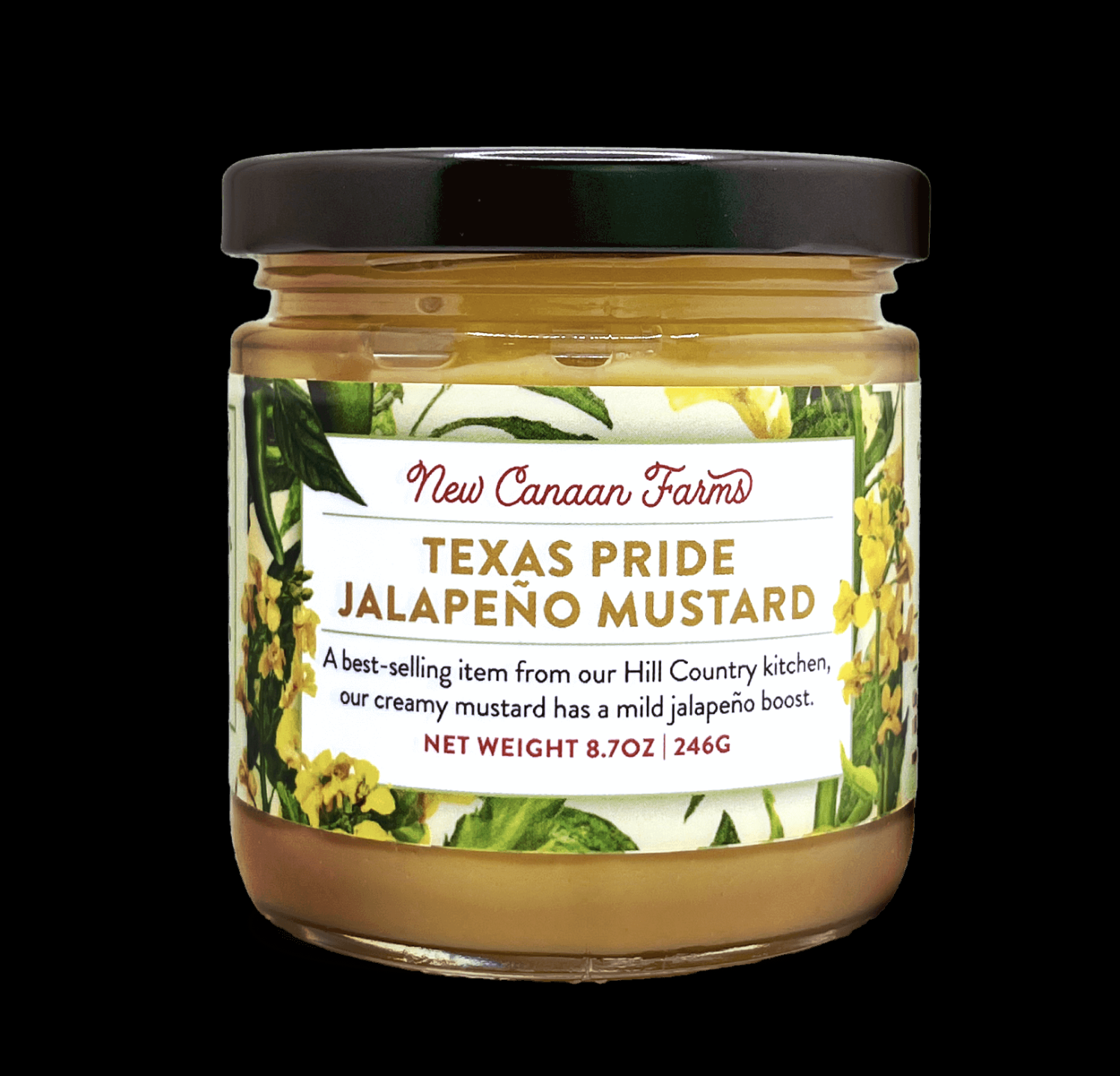 Texas Pride Jalapeño Mustard | New Canaan Farms - Duluth Kitchen Co