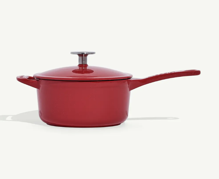 MADE-IN, 2 QT SAUCEPAN - MADE IN RED - Duluth Kitchen Co