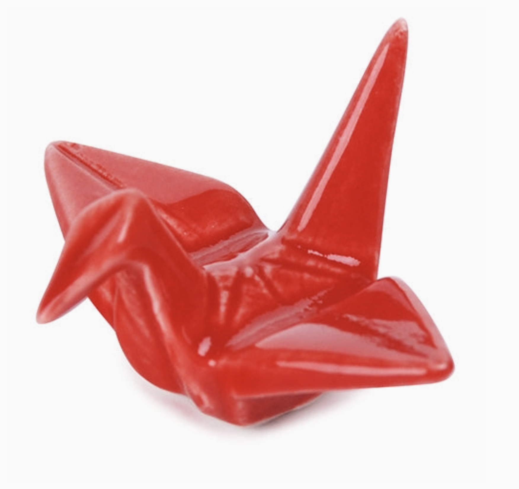 Urban Tokyo Origami Crane Porcelain Chopsticks Rest 2"L Red | Urban ...