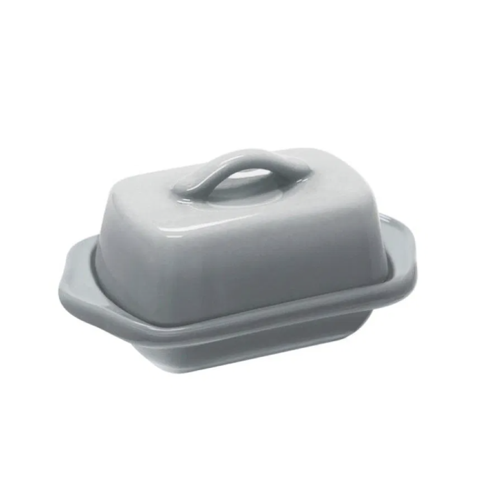 Chantal Mini Butter Dish, Ombre Fade Grey - Duluth Kitchen Co