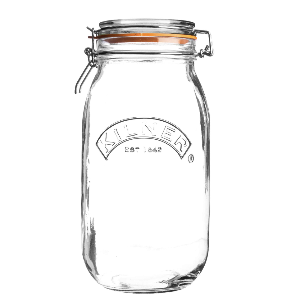 Kilner Kilner Swing Top Round Glass Jar | 3L - Duluth Kitchen Co