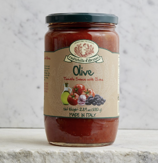 Great Ciao Olive Tomato Sauce, Rustichella, 680g - Duluth Kitchen Co