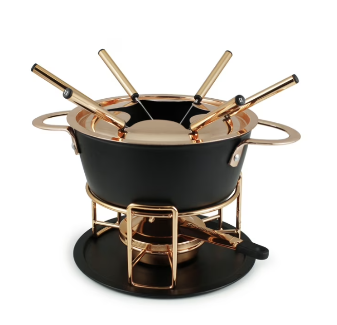 DKB Zyliss/Cole&Mason/Swissmar/AdHoc Realp Cast Aluminum Fondue Set ...
