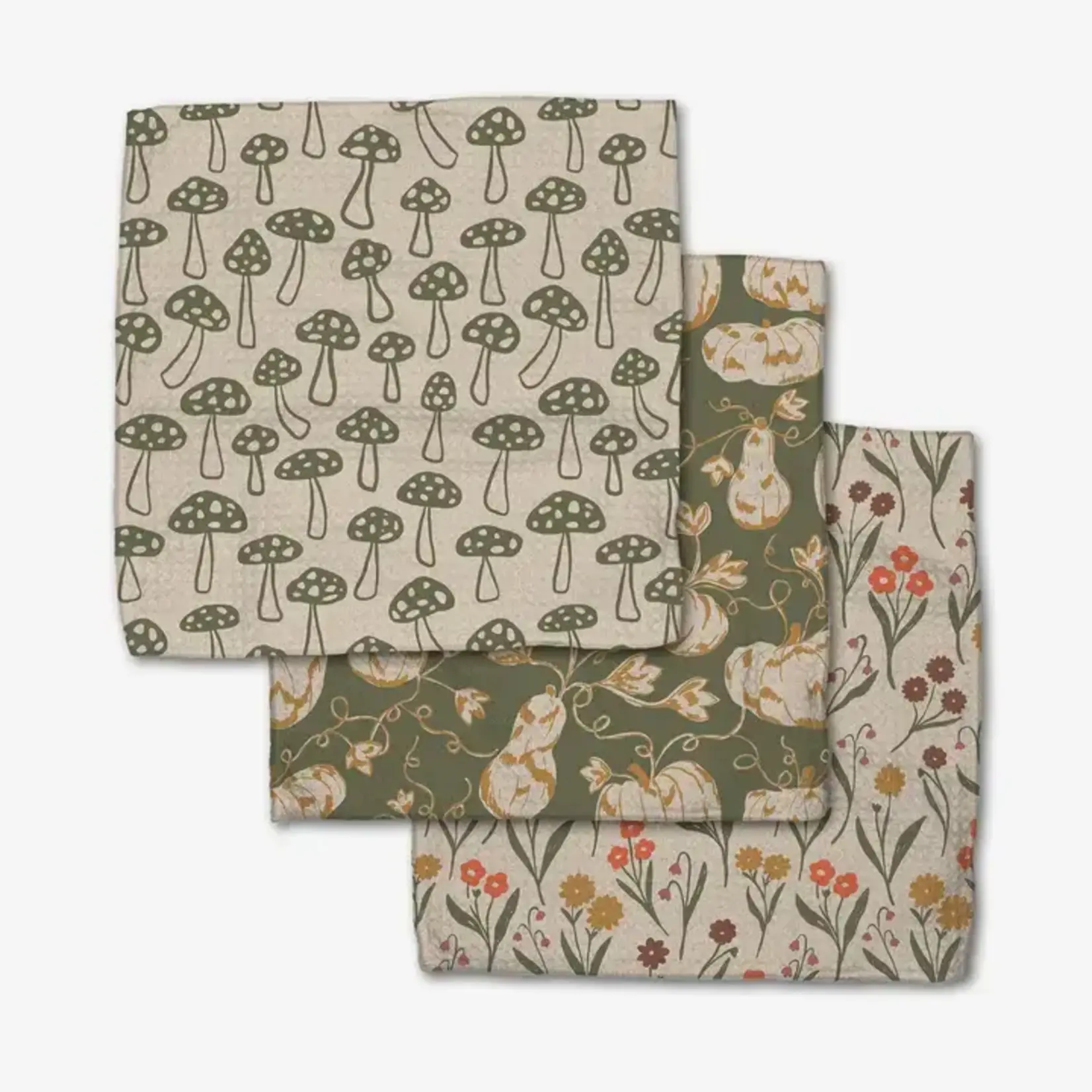Geometry Geometry Dishcloth Set - Woodland Trail - Duluth Kitchen Co