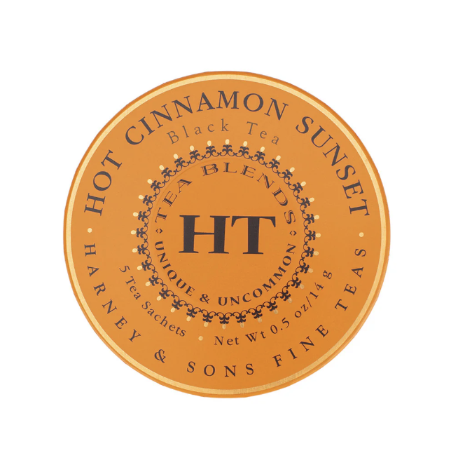Harney & Sons Hot Cinnamon Sunset Tea, Tagalong Tin | Harney & Sons ...