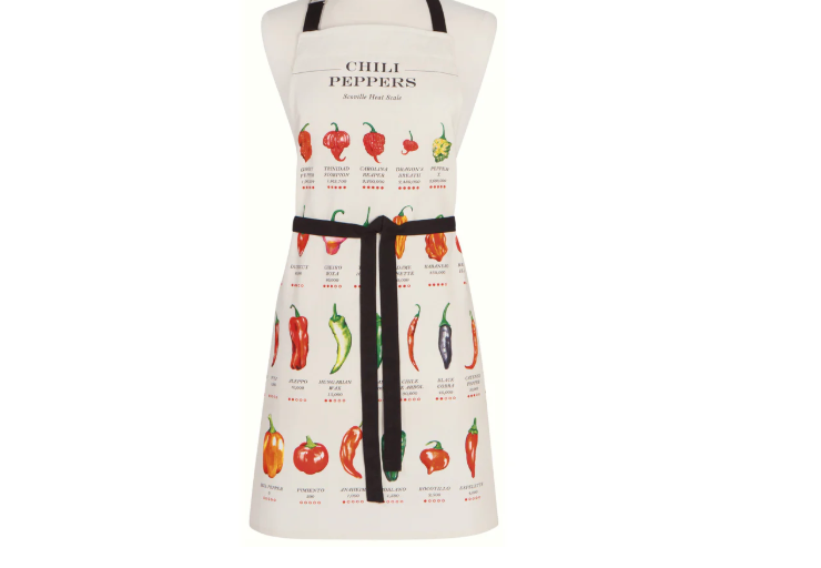 Danica Brands Apron Fine Print - Chili Peppers - Duluth Kitchen Co