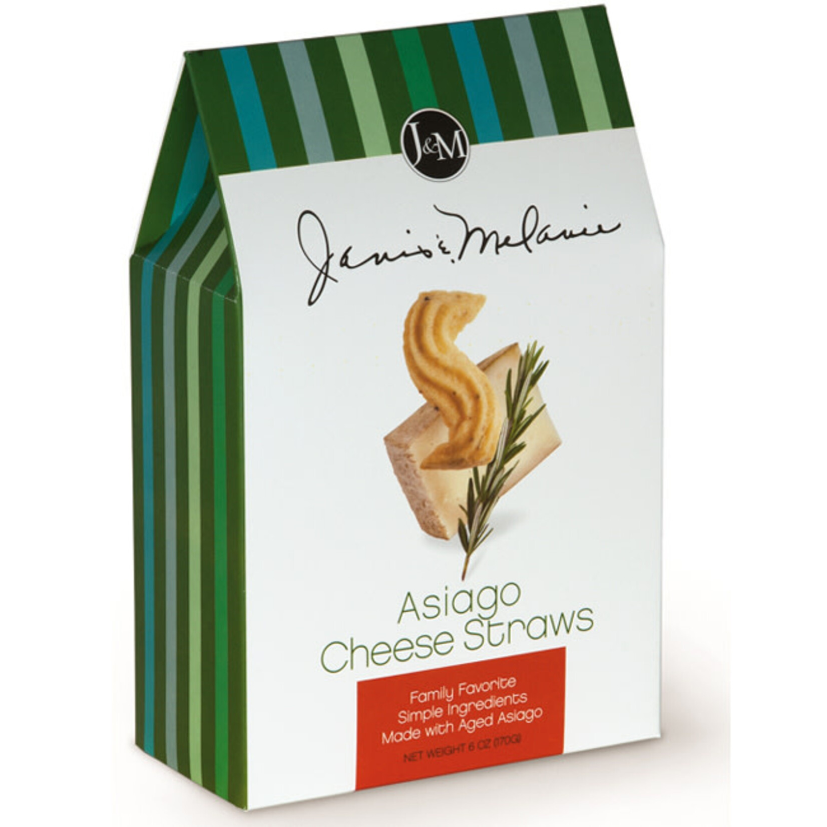 J&M ASIAGO CHEESE STRAWS BOX - Duluth Kitchen Co