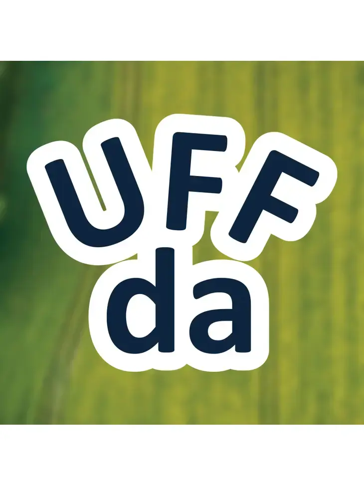 Minnesota Awesome Uff Da Minnesota Vinyl Sticker | Minnesota Awesome ...