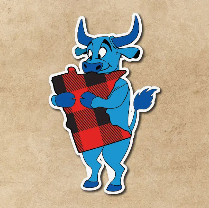 Minnesota Awesome Babe Hugging Minnesota Vinyl Sticker - Duluth Kitchen Co