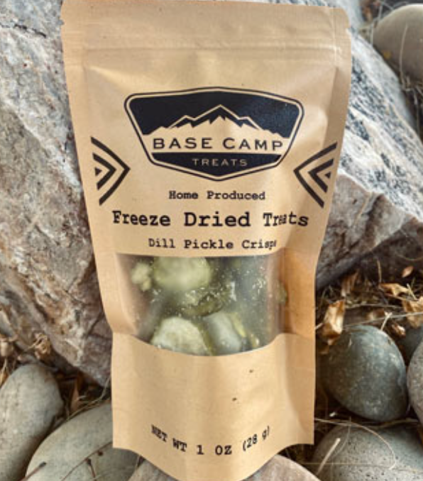 Base Camp Treats Freeze Dried Dill Pickle Crisps | Base Camp Treats ...