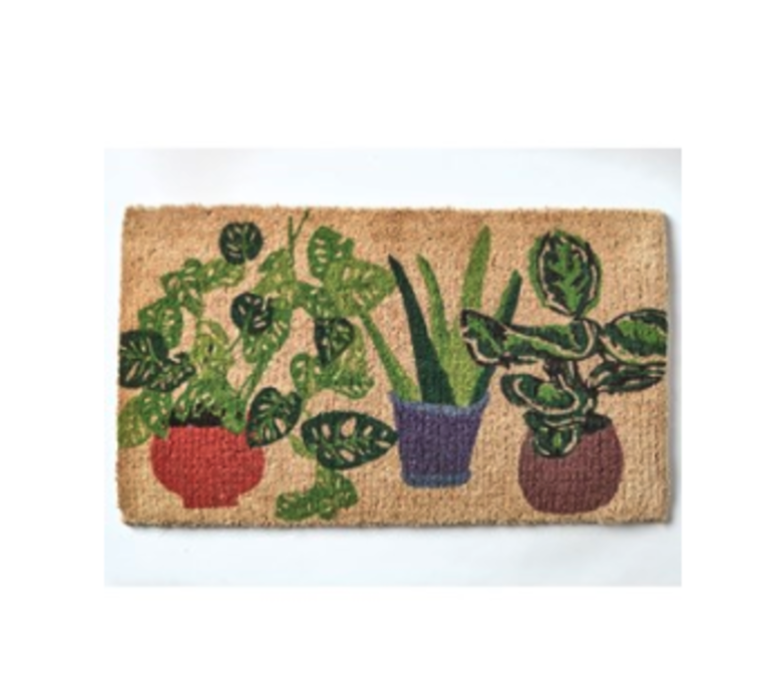 Doormat - POTTED PLANTS (Quade & Lockhart Registry) - Duluth Kitchen Co