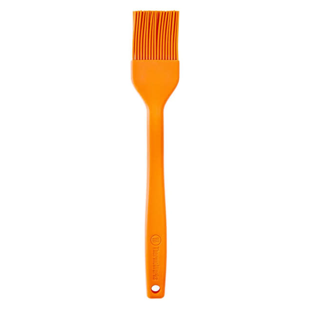Hi-Temp Silicone Brush, 12", Orange | Thermoworks - Duluth Kitchen Co