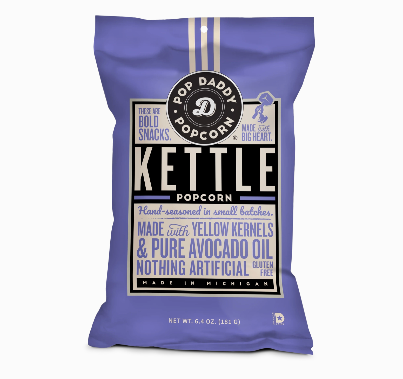 Pop Daddy Snacks Pop Daddy – Premium Kettle Corn Flavored Popcorn 6.4oz ...