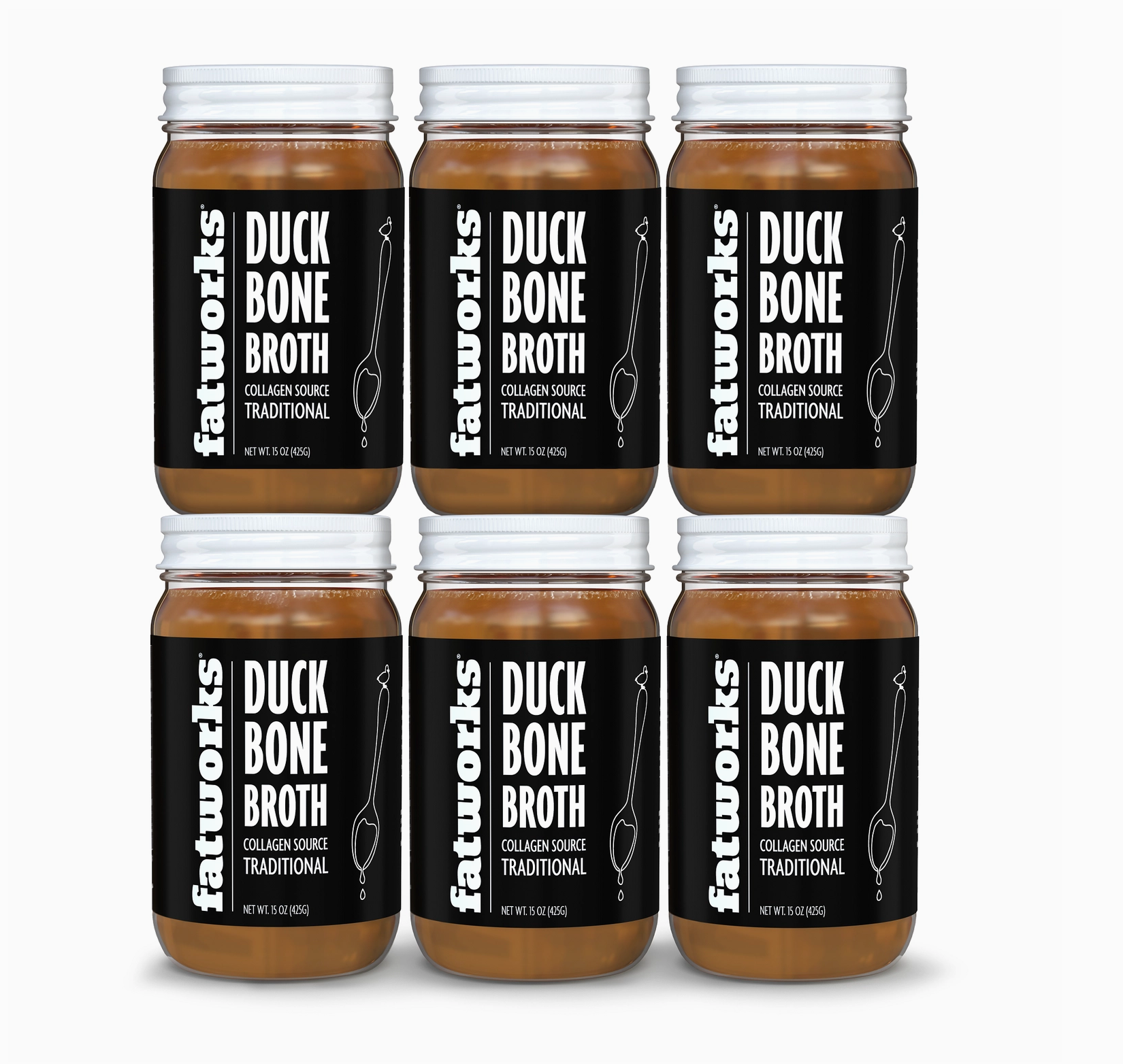 Fatworks Traditional Duck Bone Broth 14oz - Duluth Kitchen Co