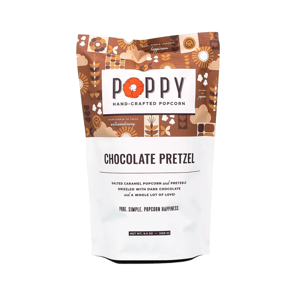 Poppy Poppy Popcorn - Chocolate Covered Pretzel - Duluth Kitchen Co