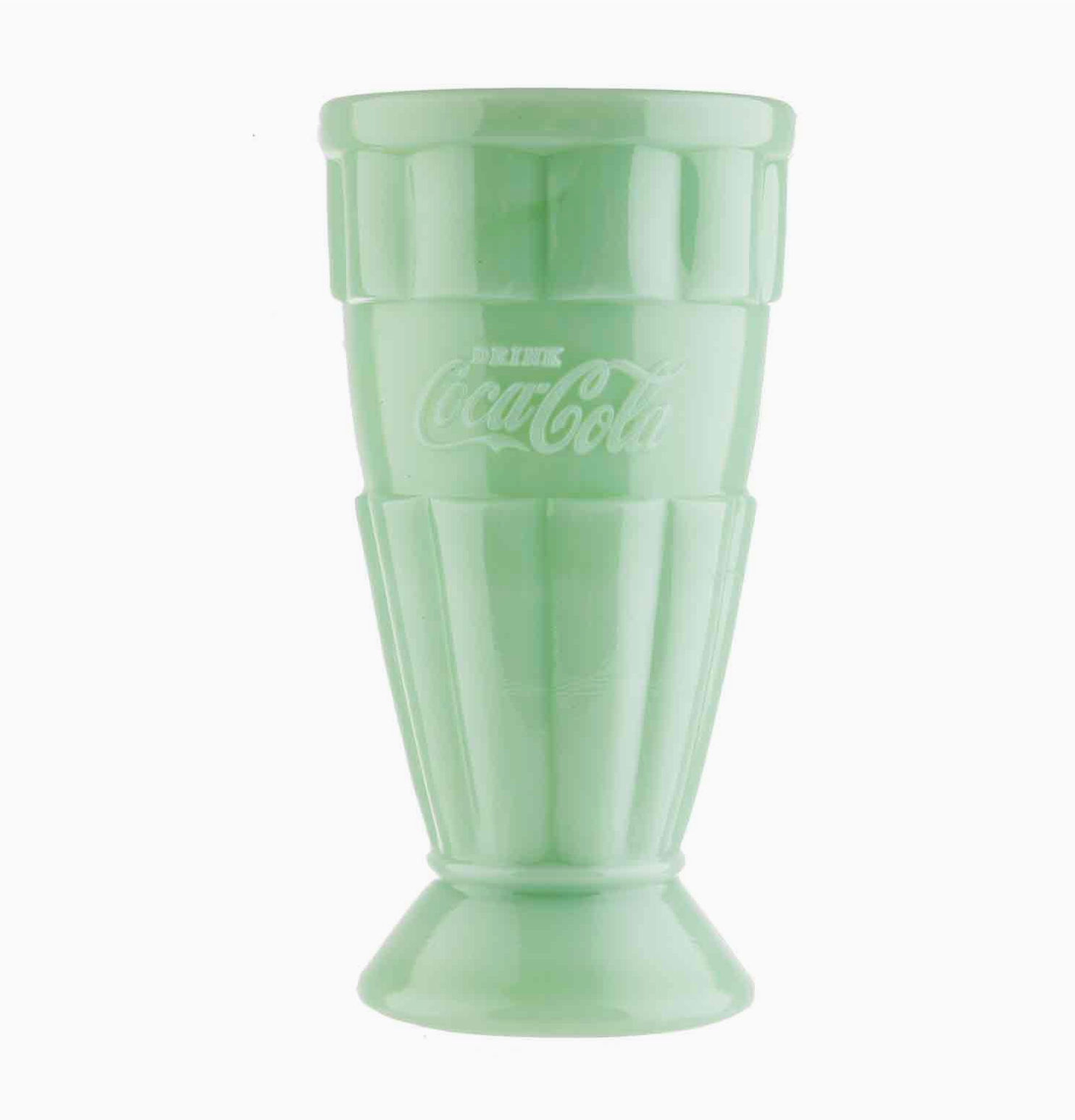 Tablecraft Coca-Cola Jadeite Malt Cup, 16 oz | Tablecraft - Duluth ...