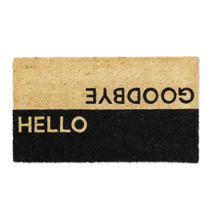 Tag Hello Goodbye Pvc Coir Mat - Duluth Kitchen Co