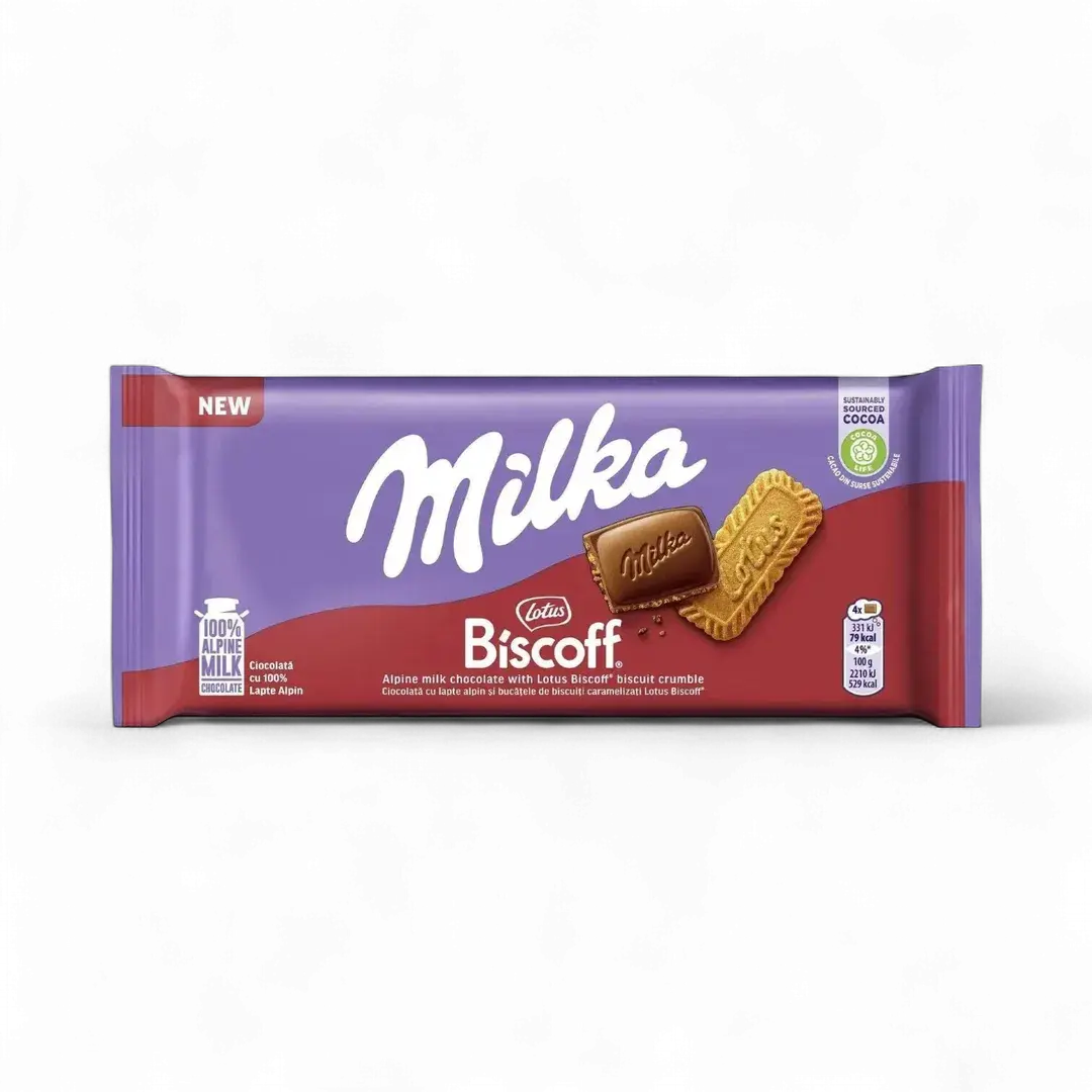 Global Bite Co Milka Lotus Biscoff Chocolate 90g (EU) - Duluth Kitchen Co
