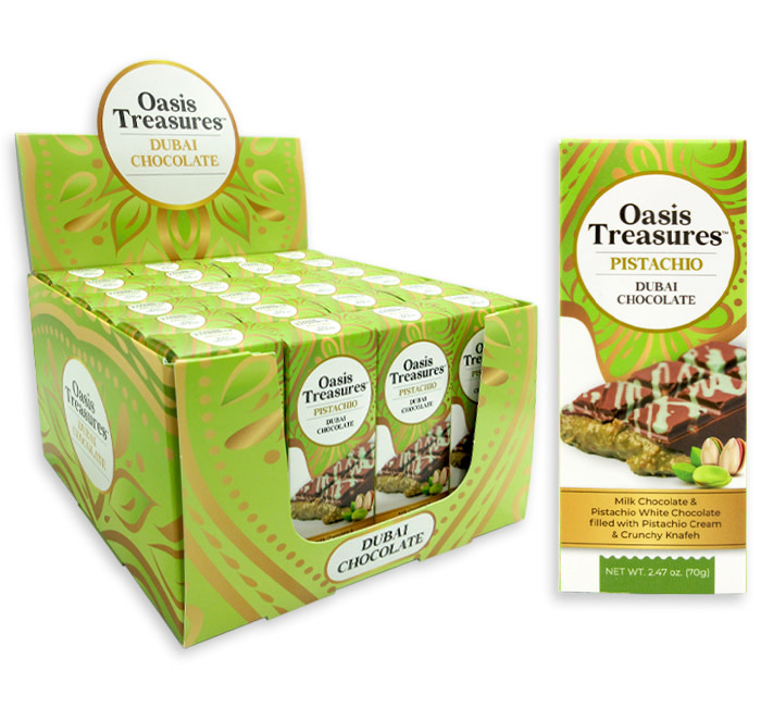 DUBAI CHOCOLATE - PISTACHIO BY OASIS TREASURES - Duluth Kitchen Co
