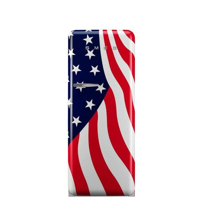 Smeg Retro Refrigerator | US Flag | Right Hinge | FAB28 | Smeg - Duluth ...