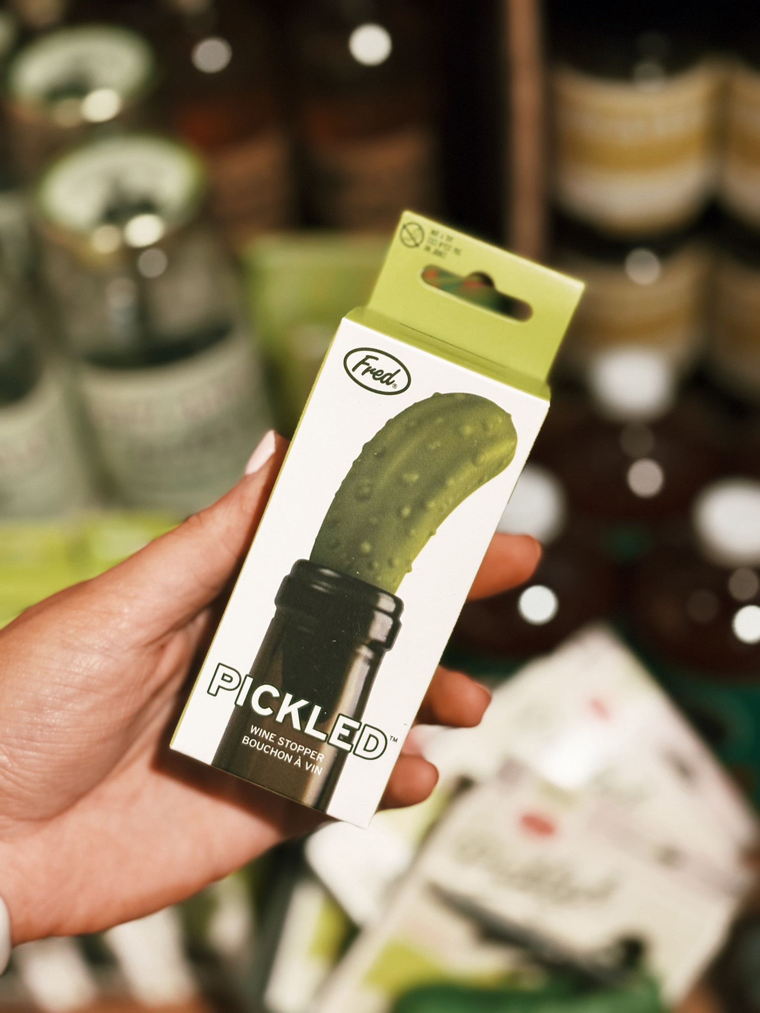 Fred & Friends Pickled - Pickle Bottle Stopper | Fred & Friends ...