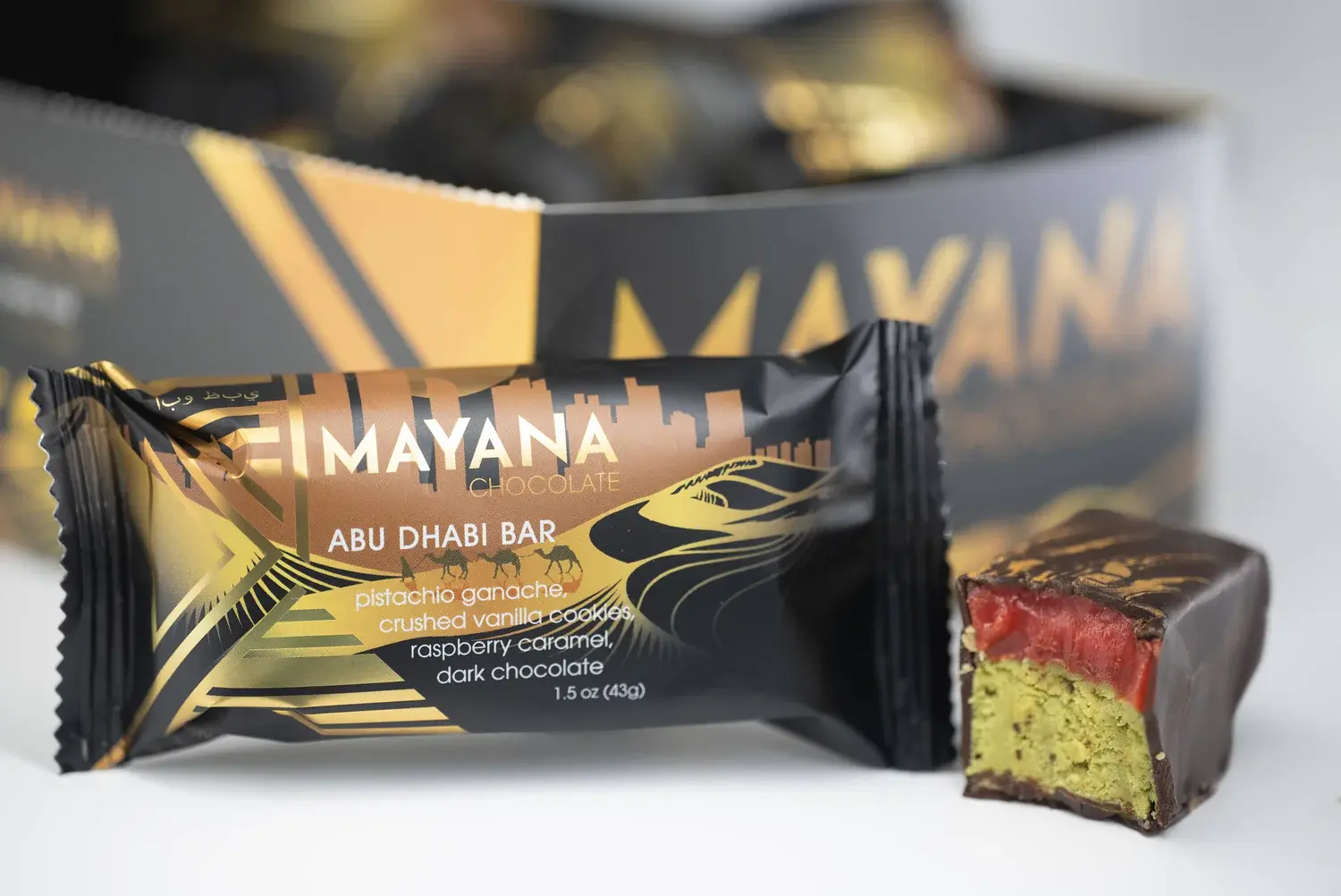 Mayana Chocolate Abu Dhabi (Dubai Chocolate) Mini Bar | Mayana - Duluth ...
