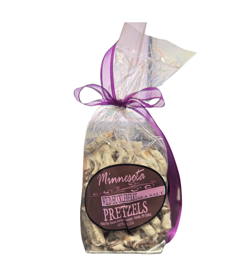 Huckleberry People Sea Salt Huckleberry Pretzels - Duluth Kitchen Co