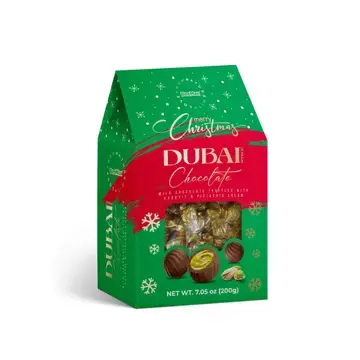 Beemax Beemax Dubai Chocolate Truffle Gable Box - Christmas 7.05oz ...