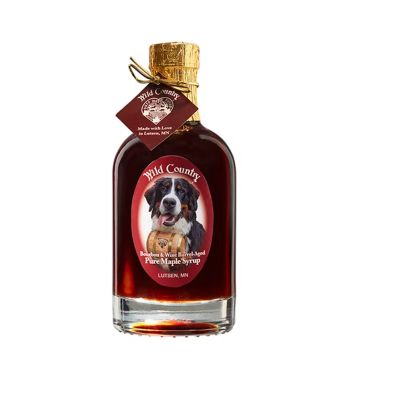 Wild Country Maple Bourbon Wine Barrel Aged Maple Syrup 375ml | Wild ...