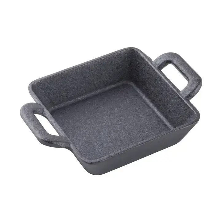 Tablecraft 12 oz Cast Iron Mini Square Server - Duluth Kitchen Co