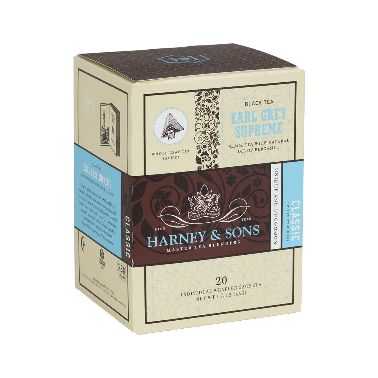 Harney & Sons 20ct Earl Grey Supreme Sachets | Harney & Sons - Duluth ...