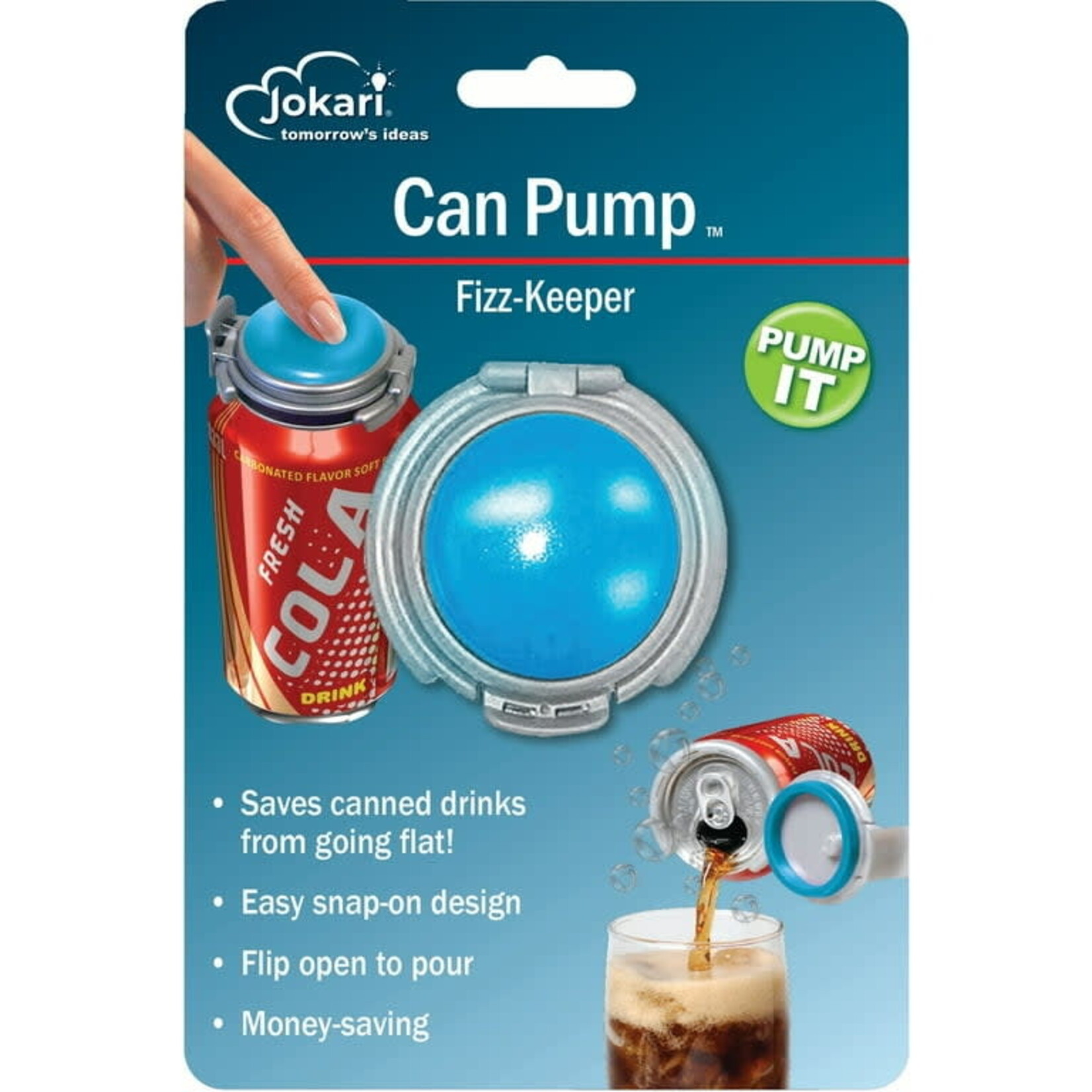 Jokari Jokari Can Pump – Repressurizing Flip-Top Lid | Jokari - Duluth ...