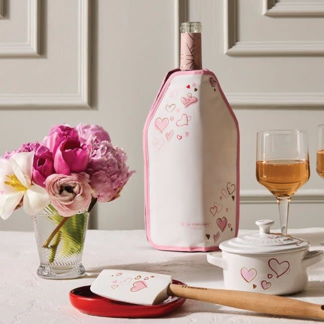 Le Creuset Wine Cooler Sleeve Mon Coeur | Le Creuset - Duluth Kitchen Co