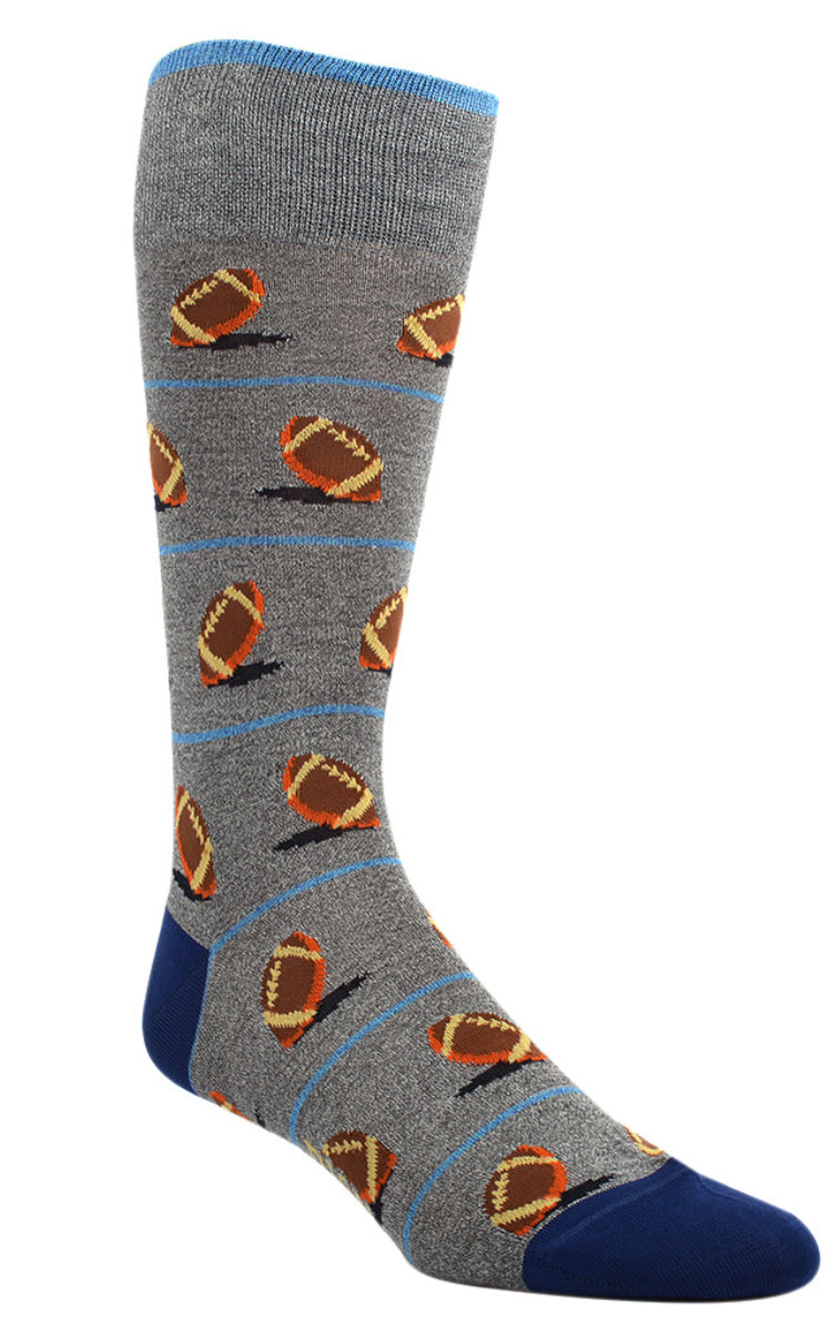 Grey Football Socks - Benjamin's Menswear