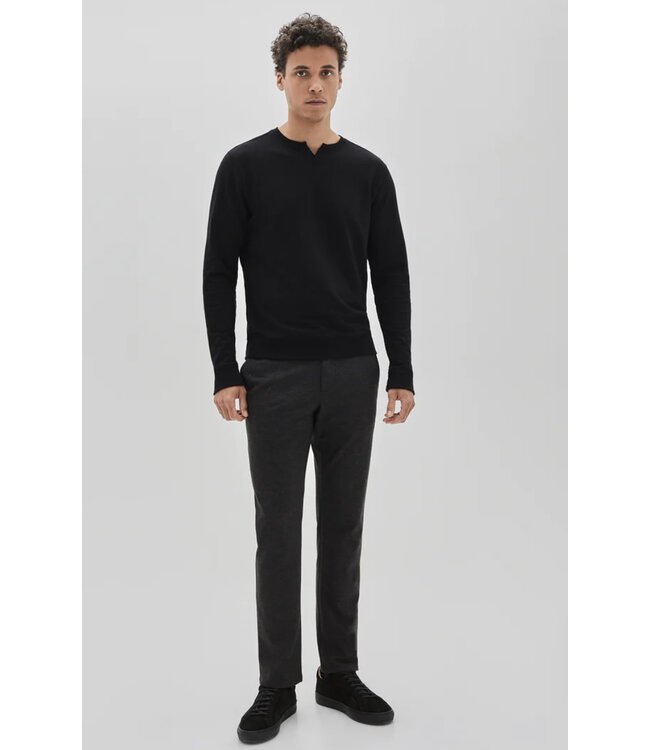 Black Lording Split Crew Neck - Benjamin's Menswear