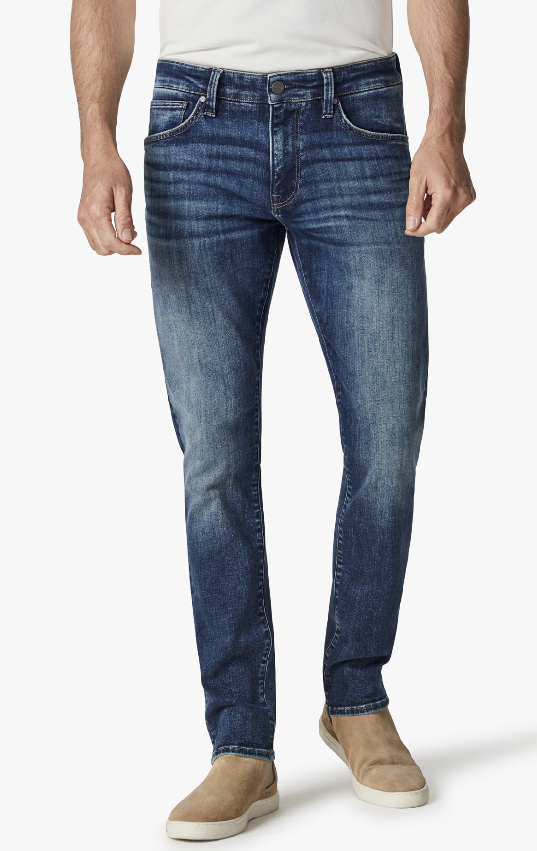 Slim Fit Foggy Indigo Jeans - Benjamin's Menswear