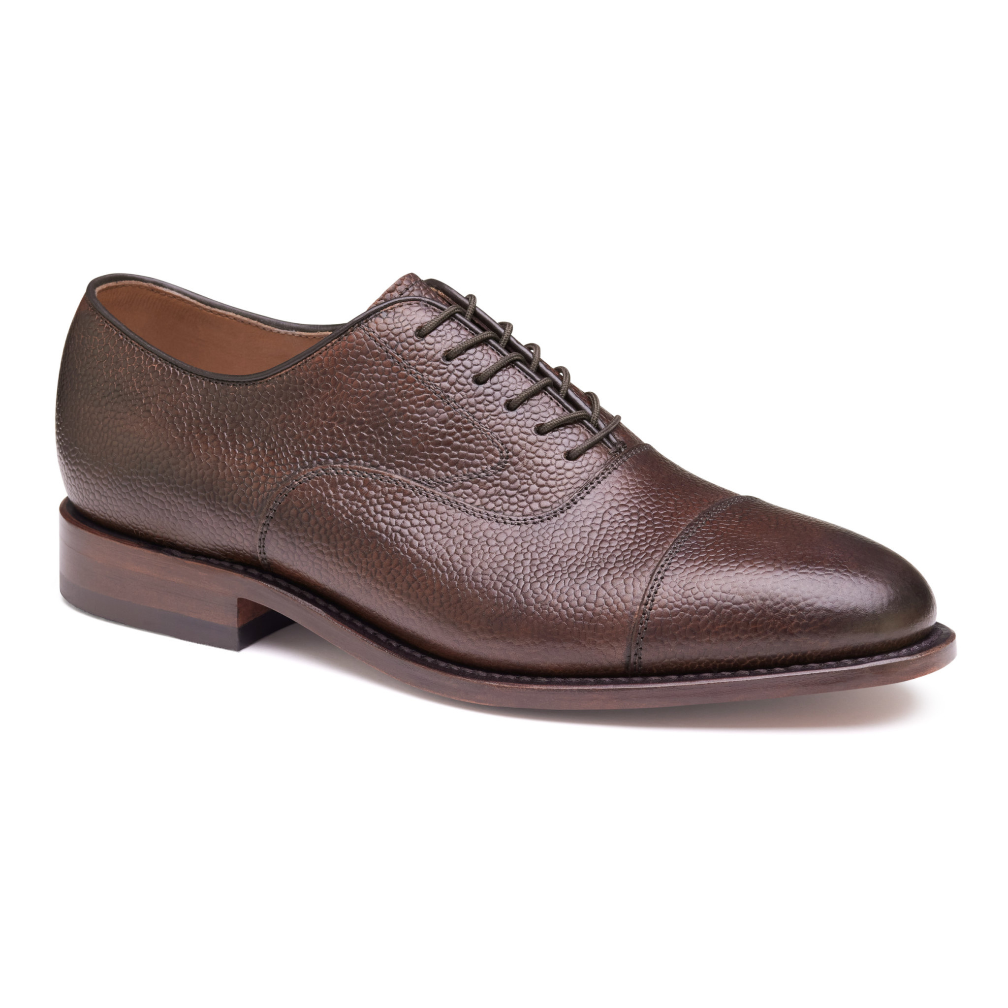 Melton Mahogany Scotch Grain Shoes - Benjamin's Menswear