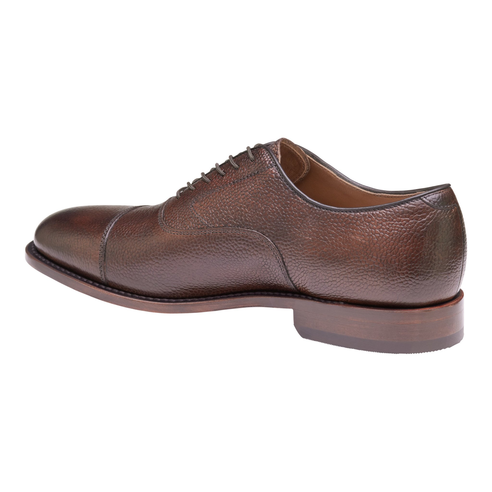 Melton Mahogany Scotch Grain Shoes - Benjamin's Menswear